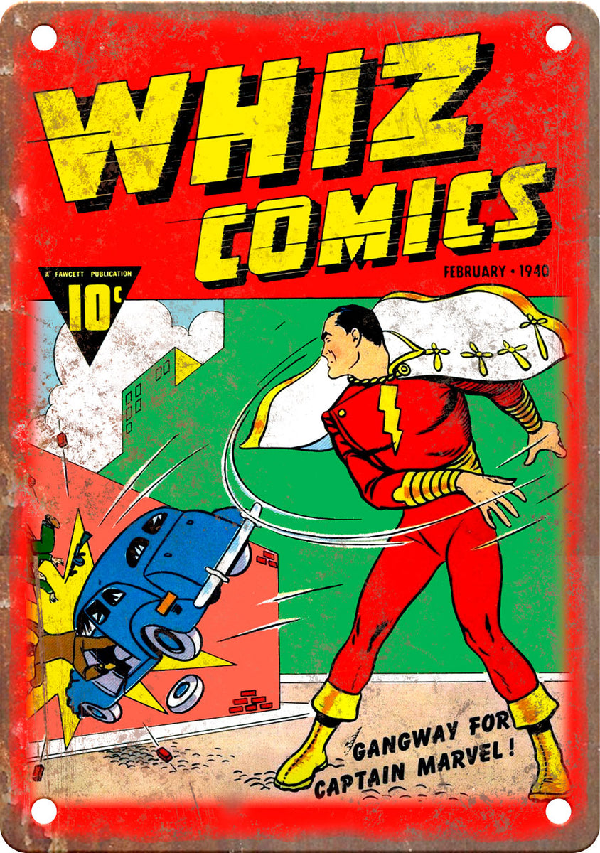Comic Cover Metal Signs – Rusty Walls Sign Shop