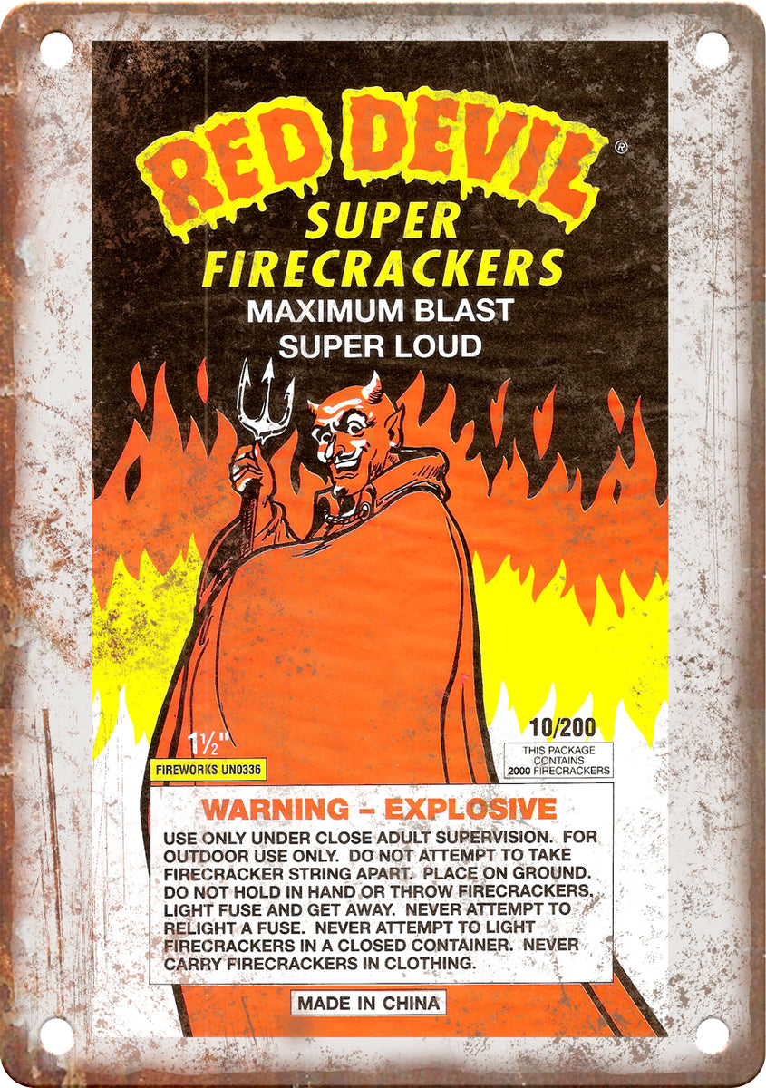 Firework Art Metal Signs – Rusty Walls Sign Shop