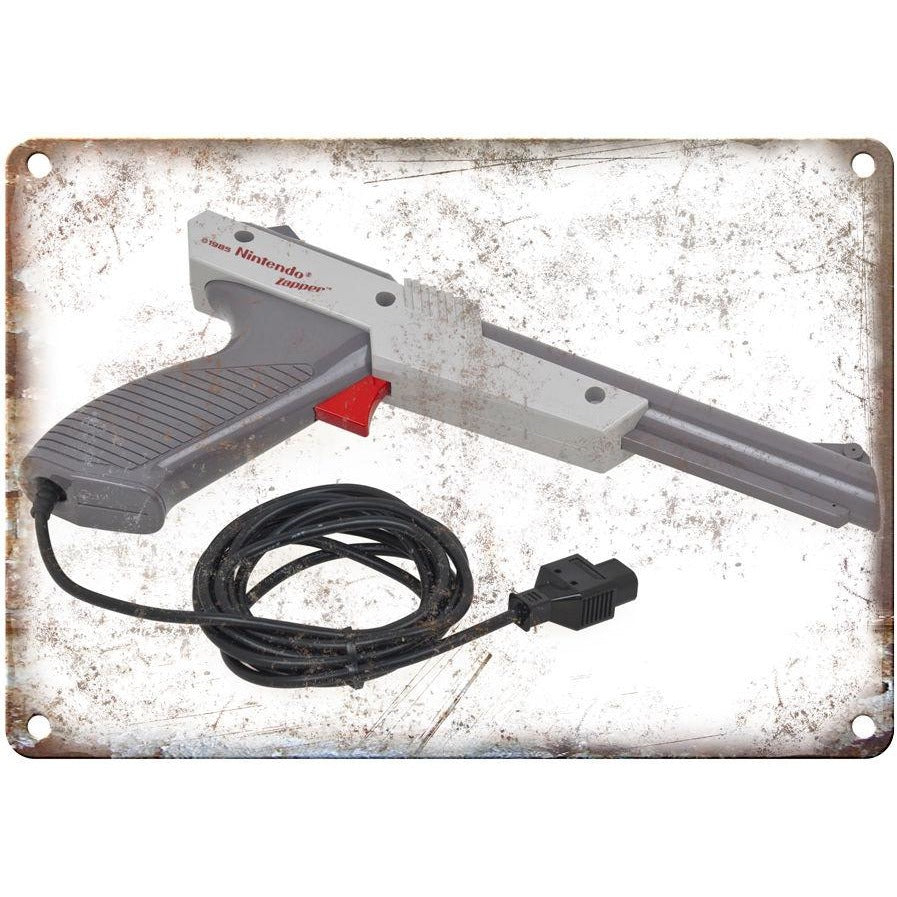 1985 Original Nintendo Zapper, Vintage Gaming 9" x 12" Reproduction Me ...