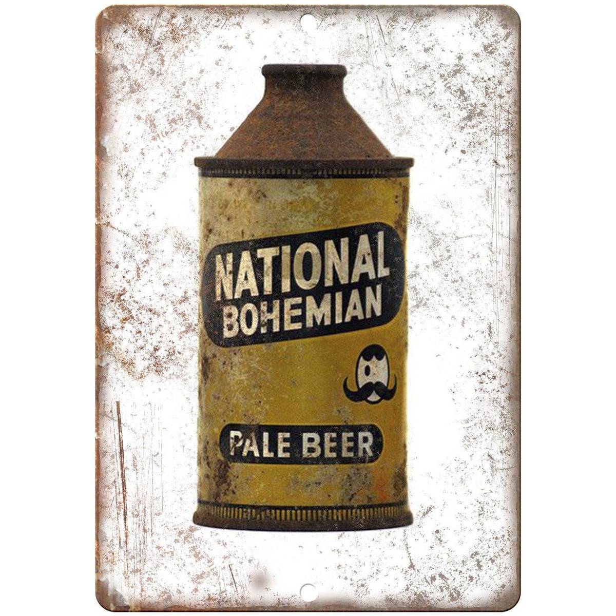 National Bohemian Beer Can Mr. Boh's 9" x 12" Retro Look Metal Sign ...