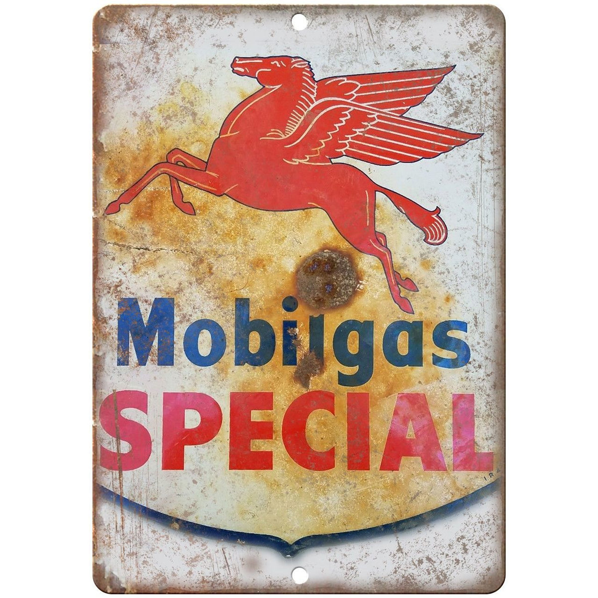 Porcelain Look Mobil Gas Special 9" x 12" Reproduction Metal Sign ...