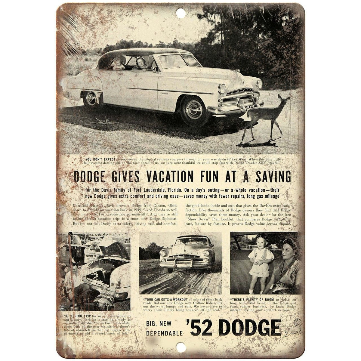 1965 dodge Polara Havaball Vintage Ad 10" x 7" Reproduction Metal Sign ...