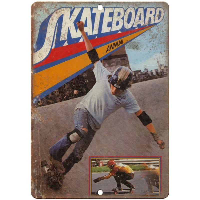 Vintage Skateboard Annual Magazine 9" x 12" reproduction metal sign ...