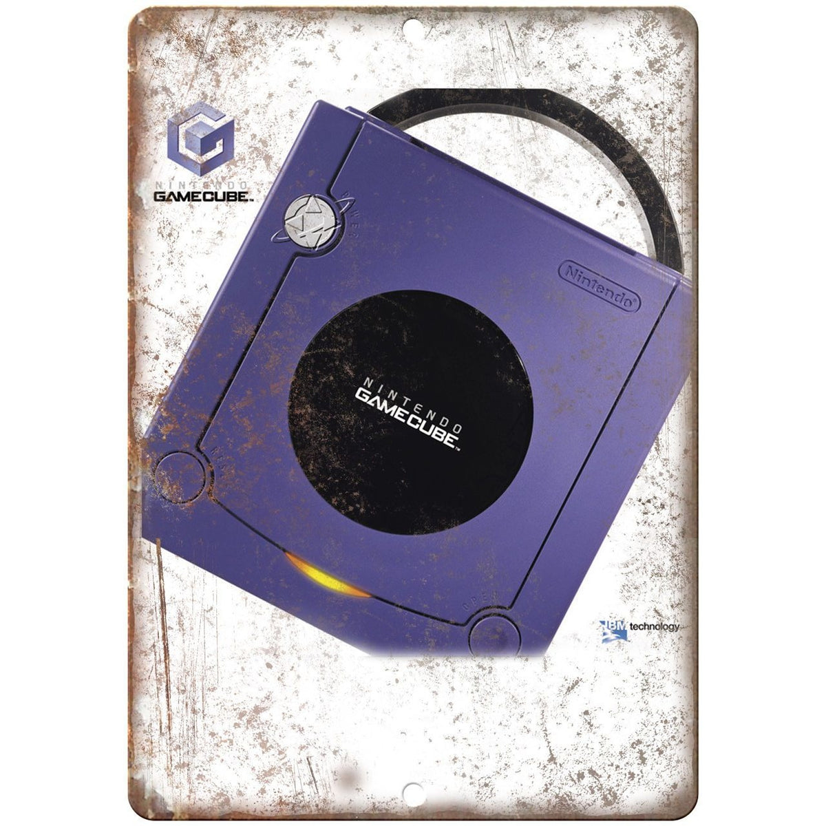 Nintendo Gamecube Box Art 9" x 12" Retro Look Metal Sign – Rusty Walls ...