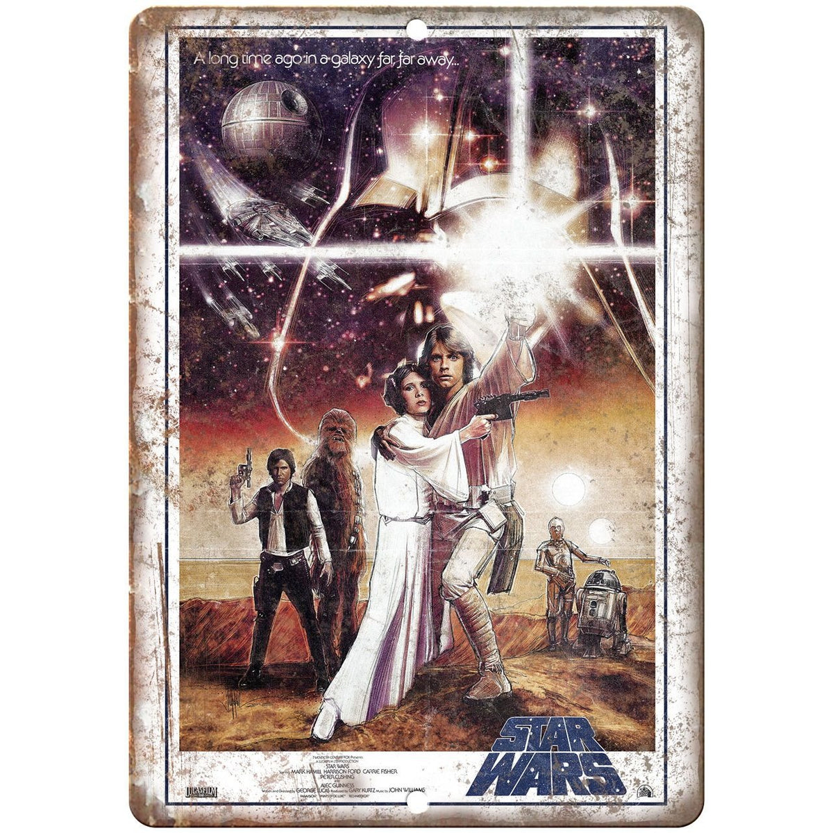 9" x 12" Metal Sign - Star Wars Lucas Films - Vintage Look Reproductio ...