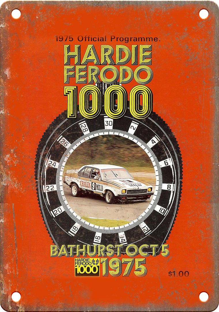 Hardie Ferodo 1000 Bathurst Racing Reproduction Metal Sign | Rusty ...