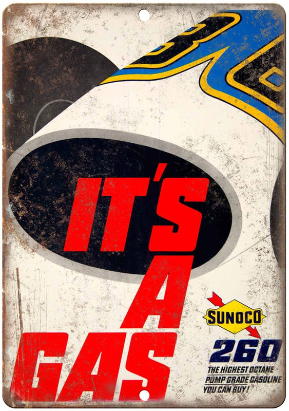 Sunoco 260 Motor Oil Metal Sign | Rusty Walls – Rusty Walls Sign Shop