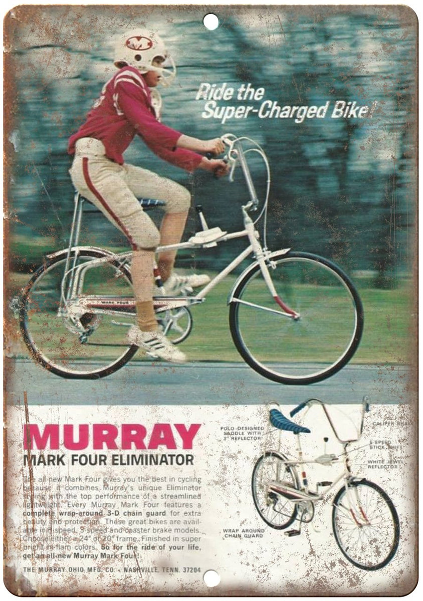 Murray Eliminator BMX Metal Sign | Rusty Walls – Rusty Walls Sign Shop