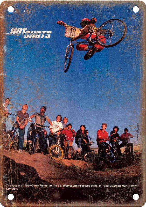 BMX Dave Culligan Magazine Photo Metal Sign | Rusty Walls – Rusty Walls ...