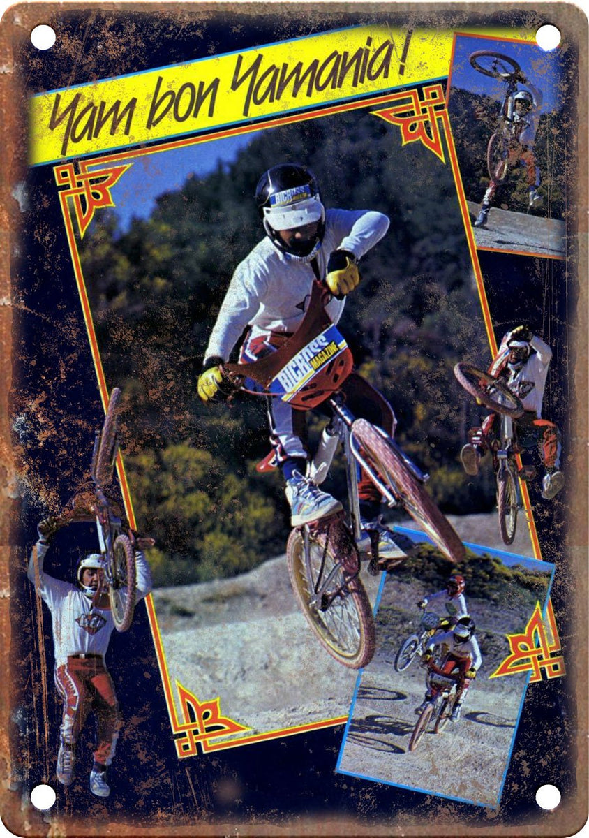 Bicross Vintage BMX Magazine Photo Metal Sign | Rusty Walls – Rusty ...