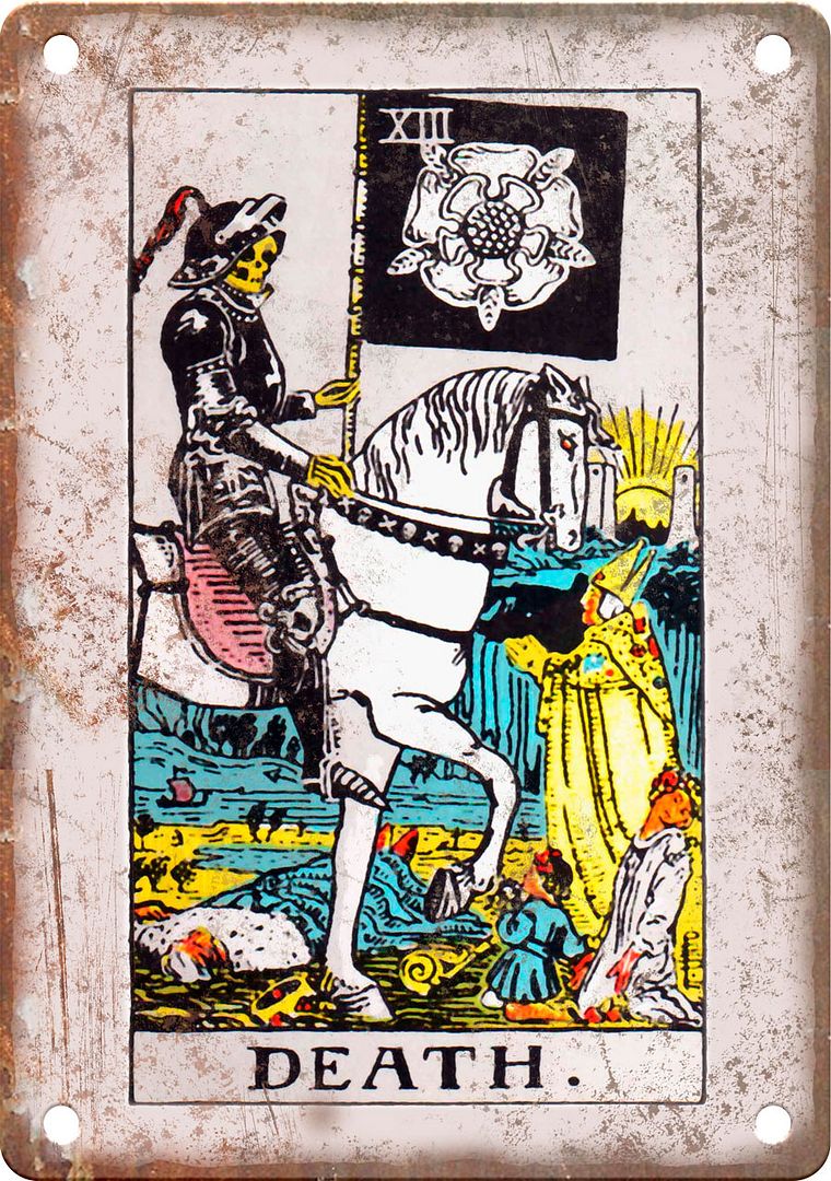 Major Arcana Death Metal Sign | Rusty Walls – Rusty Walls Sign Shop
