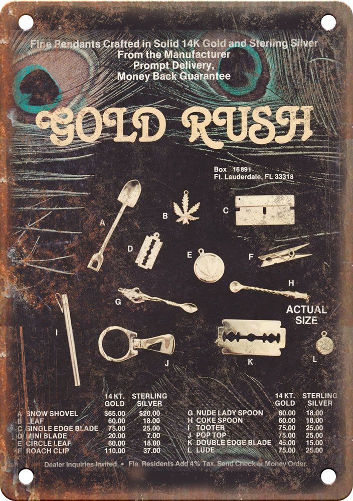 1970's Cocaine Magazine Drug Ad Reproduction Metal Sign | Rusty Walls ...